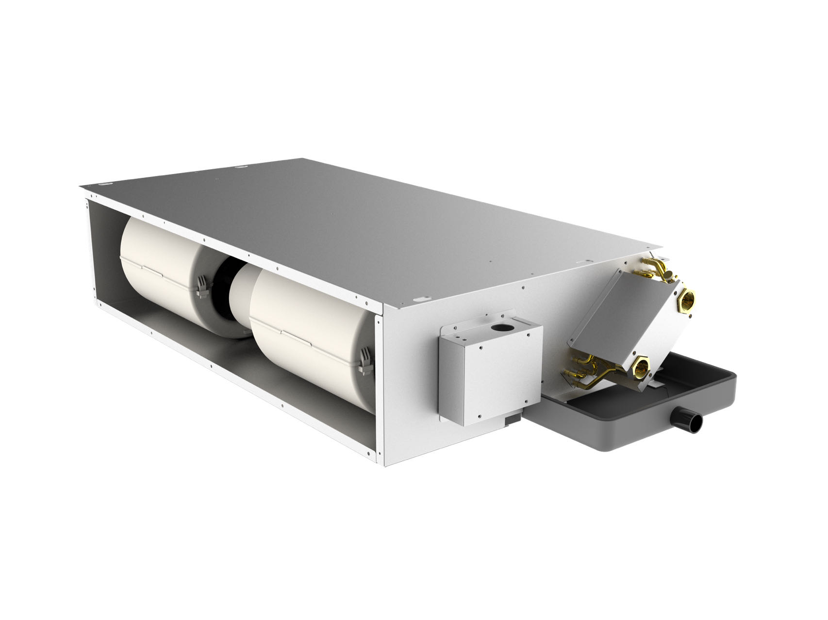 200mm thickness ceiling conceal duct type fan coil unit - Buy 20mm ...